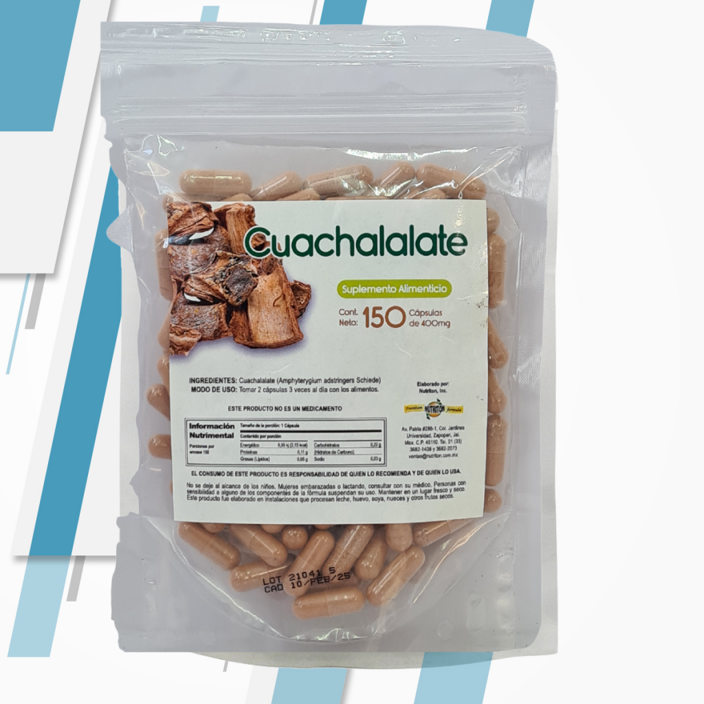 Cuachalalate 150 Caps 400mg – Ginneo